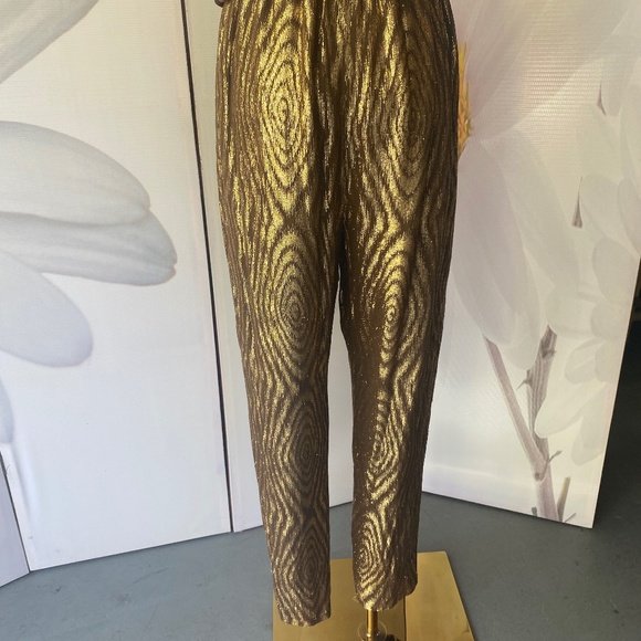 Source Unknown | Pants & Jumpsuits | Vintage Gold Metallic Pant | Poshmark